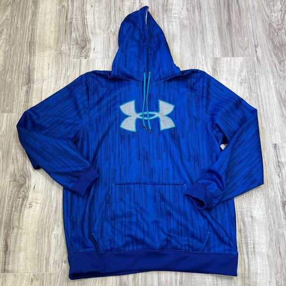 Under Armour | Shirts | Under Armour Mens Armour Fleece Big Logo Hoodie ...